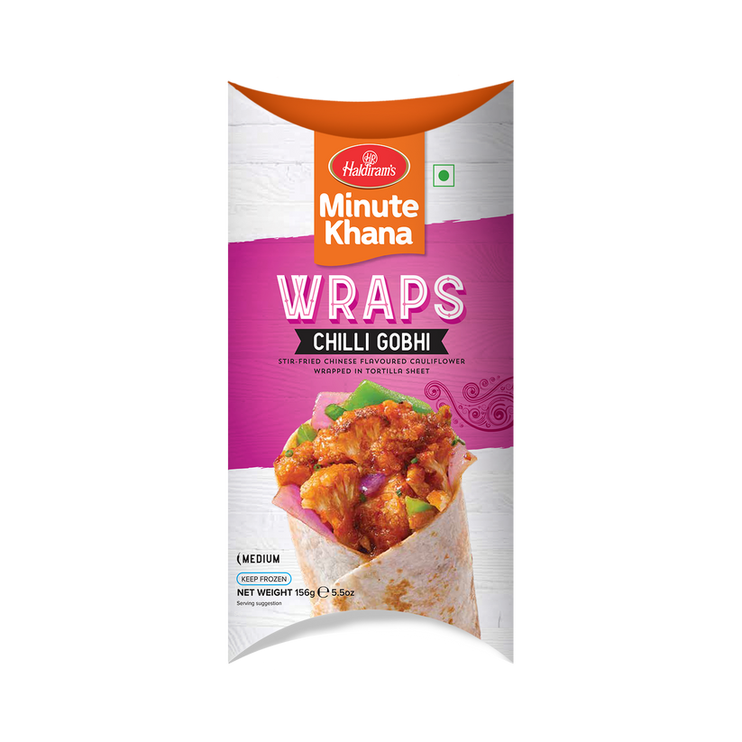 HALDIRAMS (DELHI) WRAP CHILLI GOBHI 156G – Sri Renga Trading