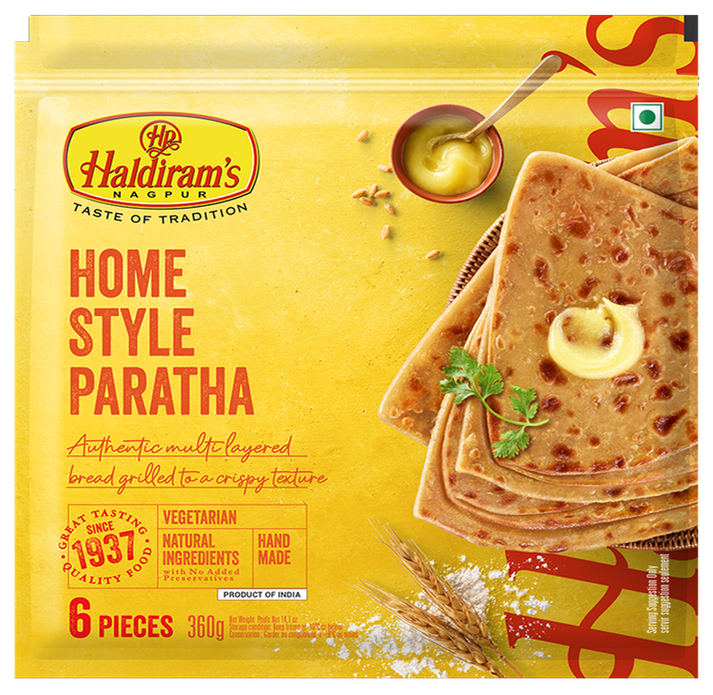 HALDIRAMS HOME STYLE PARATHA 360G – Sri Renga Trading